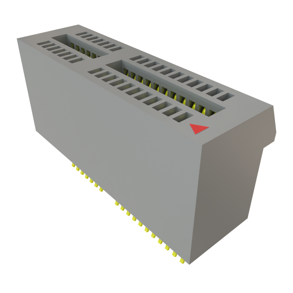 PCIE-036-02-F-D-EMS2 Symbol, Footprint & 3D Model by Samtec Inc ...